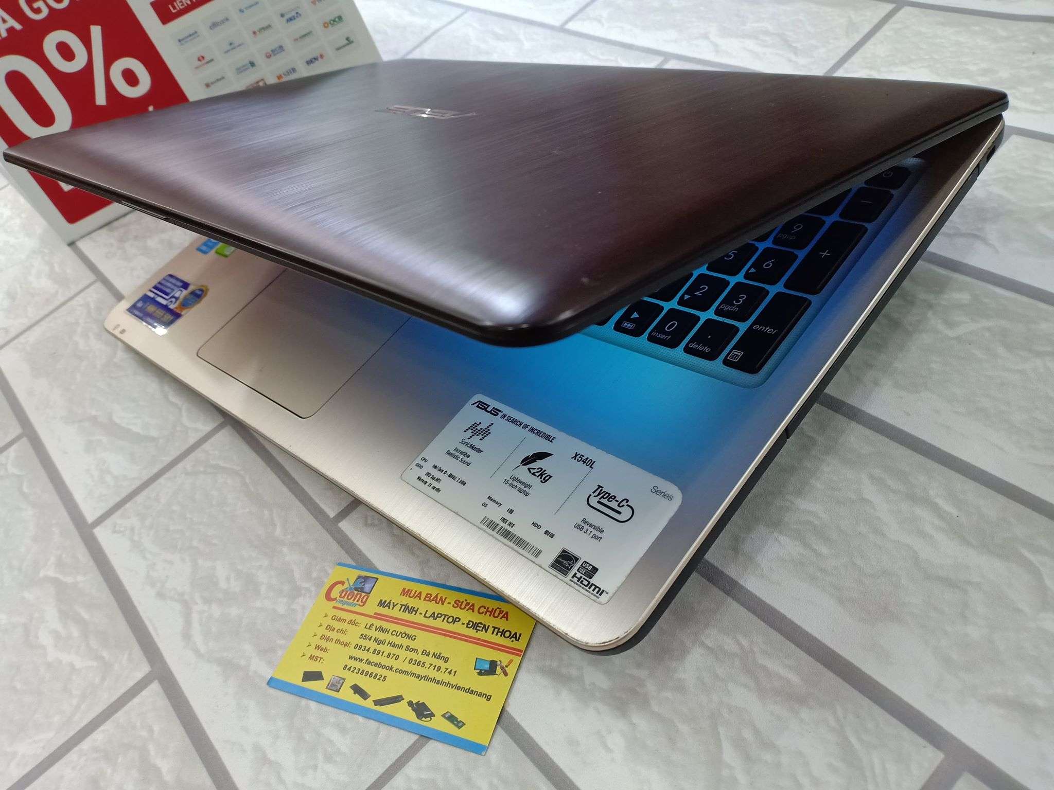 ASUS X540LA (I3-5005U/RAM 4GB/SSD 120GB/VGA–HD) - CUONG COMPUTER